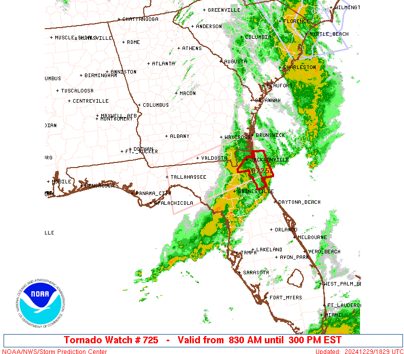 Severe Weather Threatens East Coast After Deadly Tornadoes Devastate South